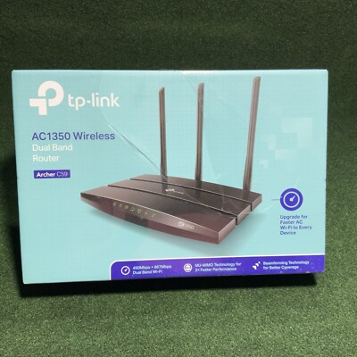 TP-Link AC1350 Wireless Dual Band Mesh Compatible WiFi 5 Router ...
