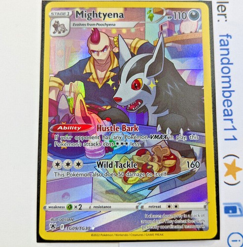 Mightyena ULTRA RARE Trainers Gallery TG09/TG30 Astral Radiance 2022 ...