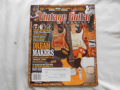 VINTAGE GUITAR MAGAZINE-DECEMBER,2017 TODD RUNDGREN | eBay