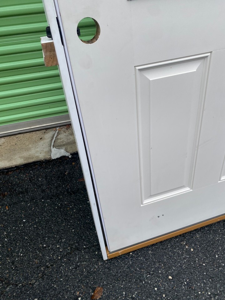 Therma-Tru door - rot proof. Half lite! Entry door. | eBay
