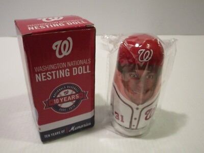MLB Washington Nationals "10 Years of Memories" Nesting Doll | eBay