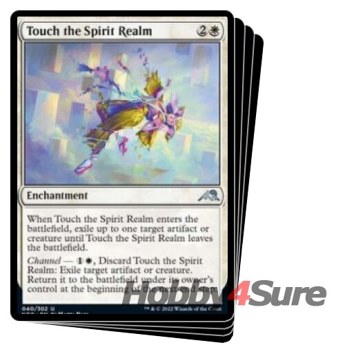Touch The Spirit Realm X4 M/NM Magic: The Gathering MTG Kamigawa: Neon Dynasty | eBay