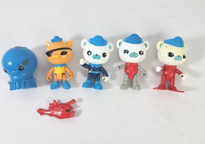 Octonauts Lot 5 Figures 2010 Mattel Giant Comb Jelly Captain Barnacles ...