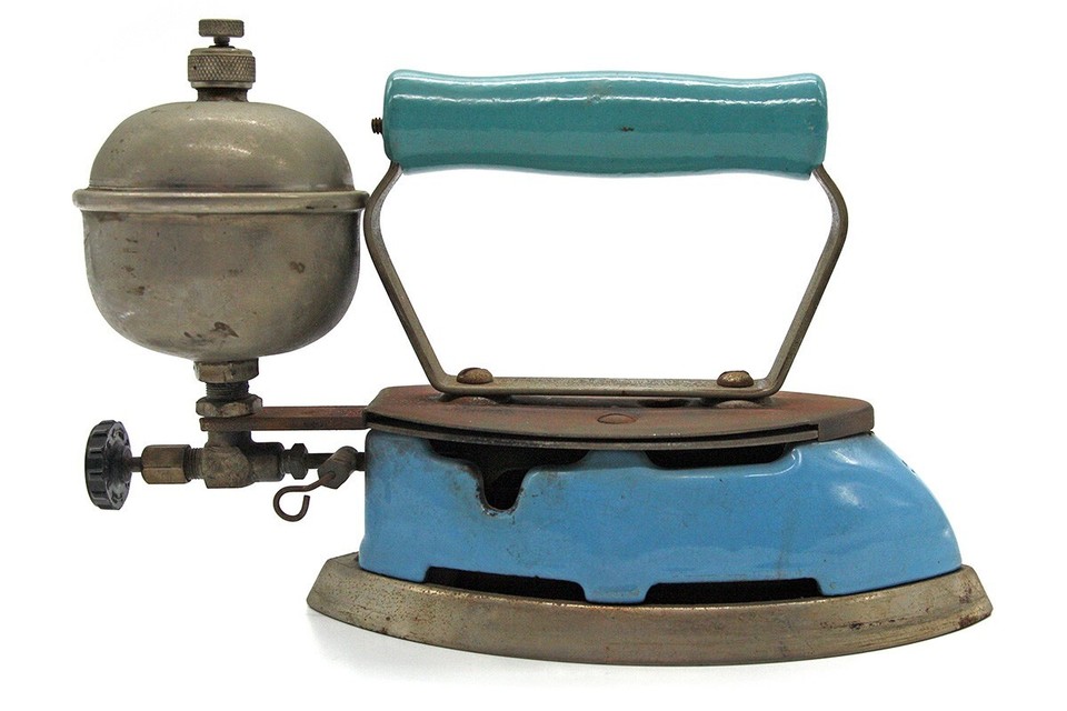 1933 "Instant Lite" (LOOSE) "Model 4-A" Self-Heating Gas Iron (Blue ...