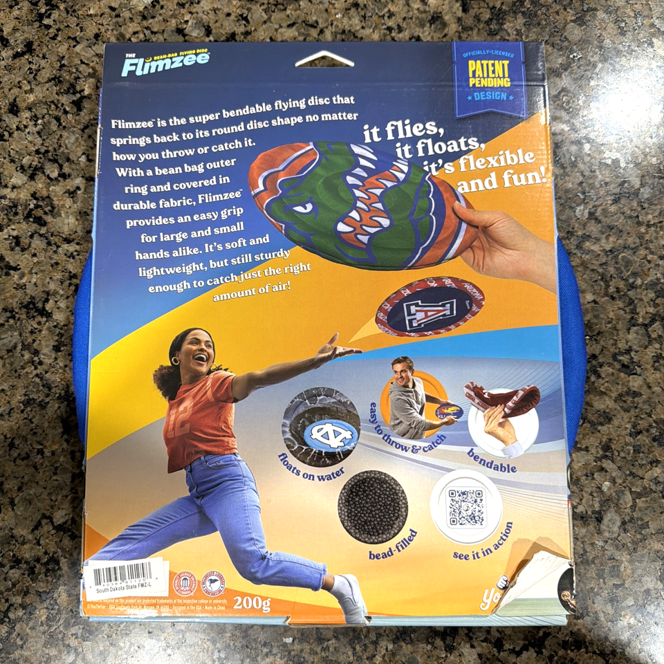 South Dakota State Jackrabbits Pride Flimzee Bean-Bag Flying Disc Fun ...