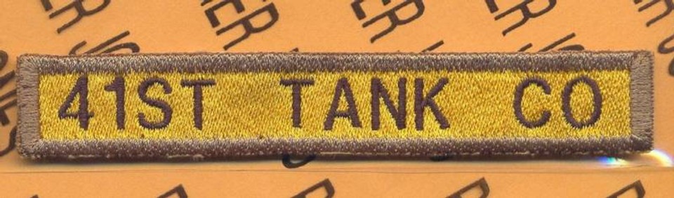41ST TANK CO 41st Infantry Div WAARNG Armored TAB | eBay