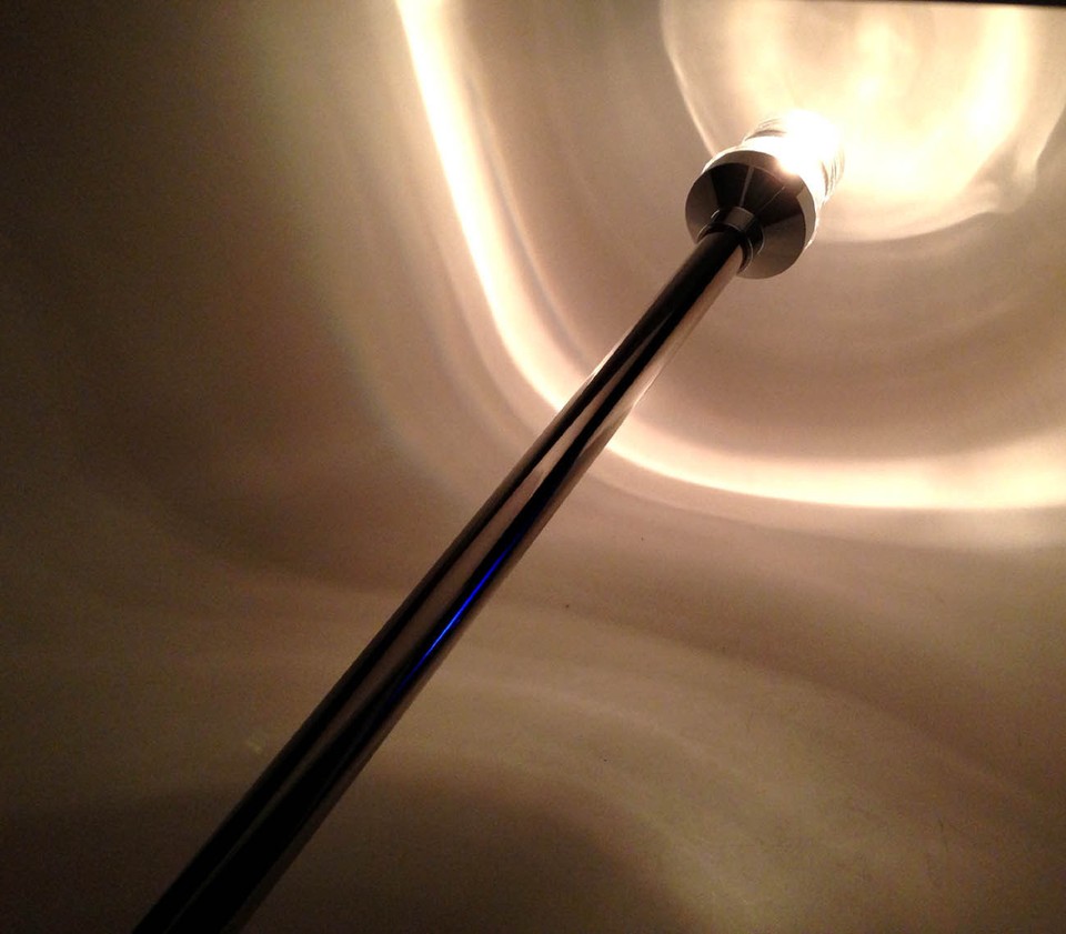 24" Long Marine Stern Light BA15D Bulb 12VDC Splashproof Stainless ...