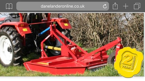 GRASS TOPPER ( WHEELED NOT SKID) BIG BUSTER 4FT by Danelander | eBay UK