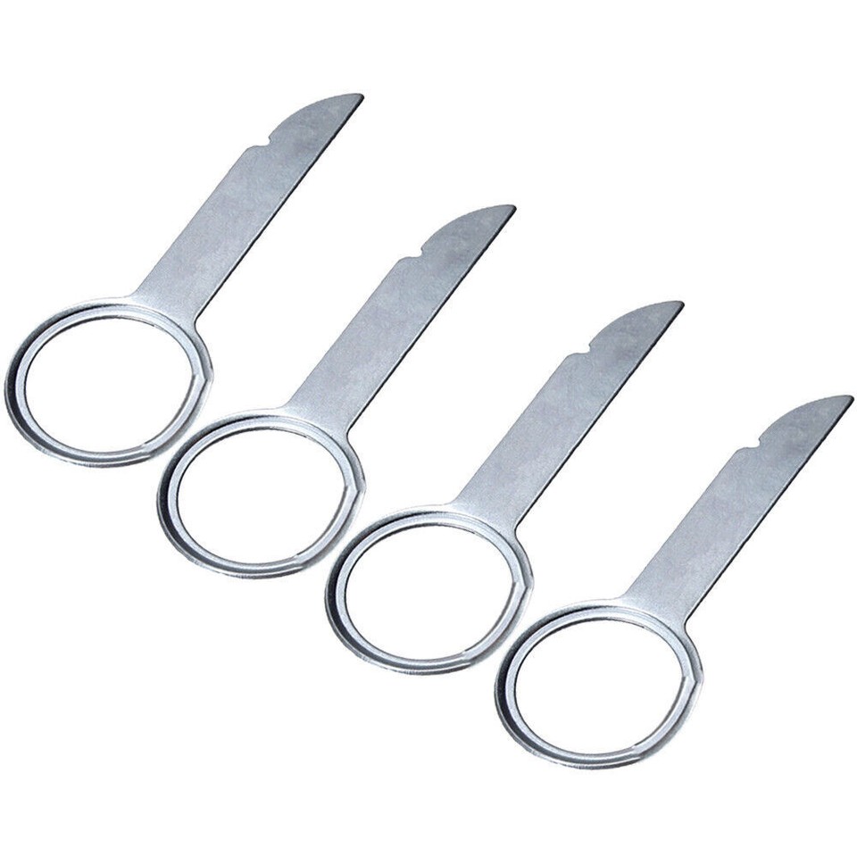 4Pcs Car Stereo Radio Removal Release Tool Keys for Audi Mercedes Benz ...