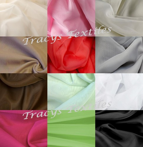 Coloured VOILE SHEER draping fabric WEDDING EVENT PARTY VENUE 40 50 or ...