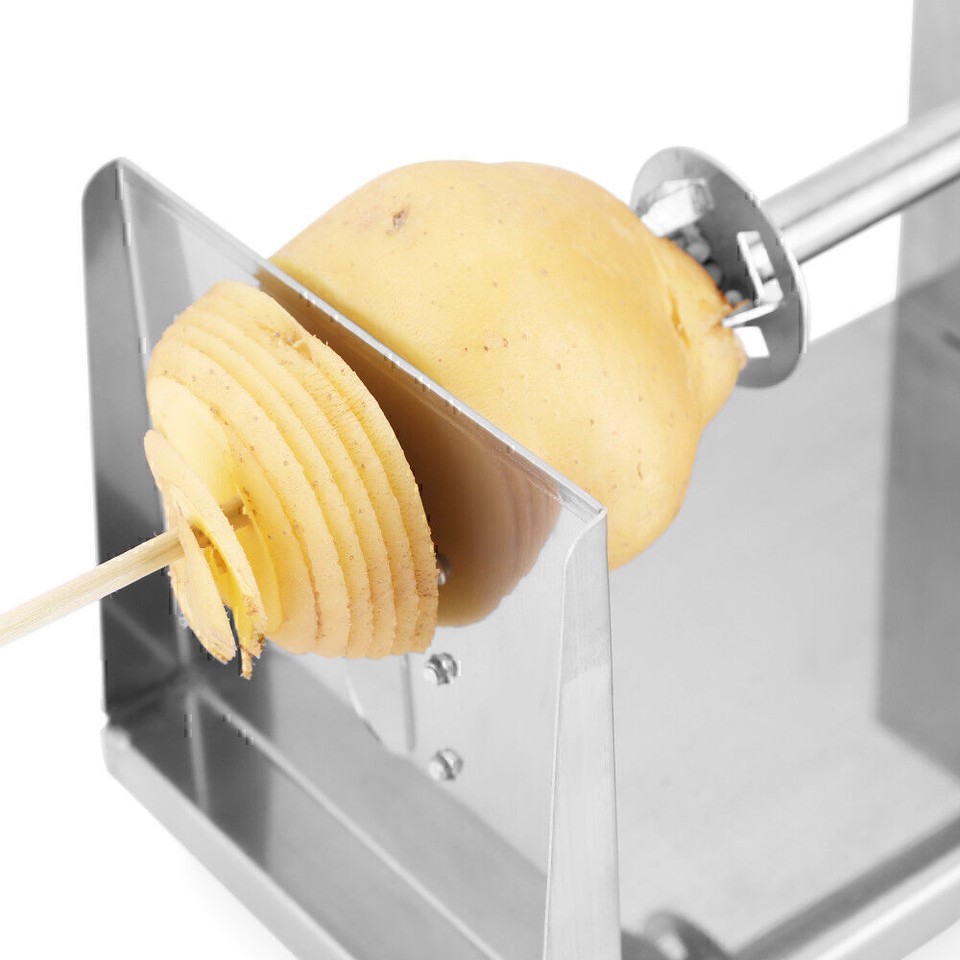 Spiral Potato Slicer Chipper Potato Chips Cutter Machine Tornado ...
