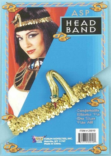 Cleopatra Asp Snake Headband Adult Costume Halloween 721773250101 | eBay
