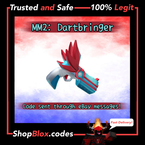 ROBL0X Toys MM2 Dartbringer Toy Gun Code ONLY *Sent in Messages* | eBay