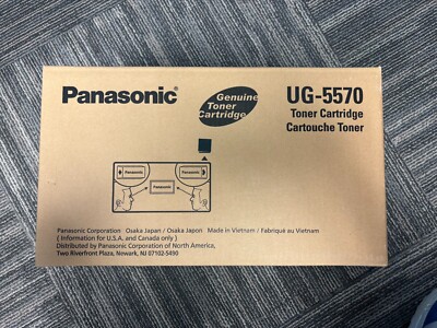 NEW Genuine Panasonic UG-5570 UG-5570-AUC Black Toner Cartridge ...