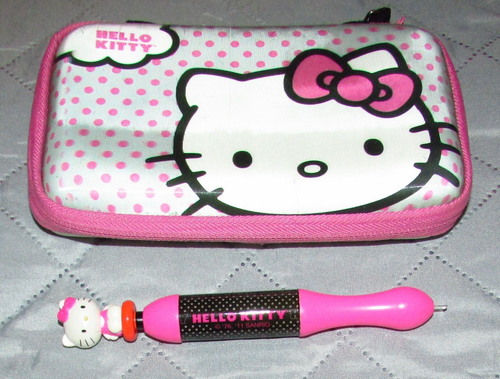 Hello Kitty Travel Carrying Case & Stylus for Nintendo DS 3DS XL Fast ...