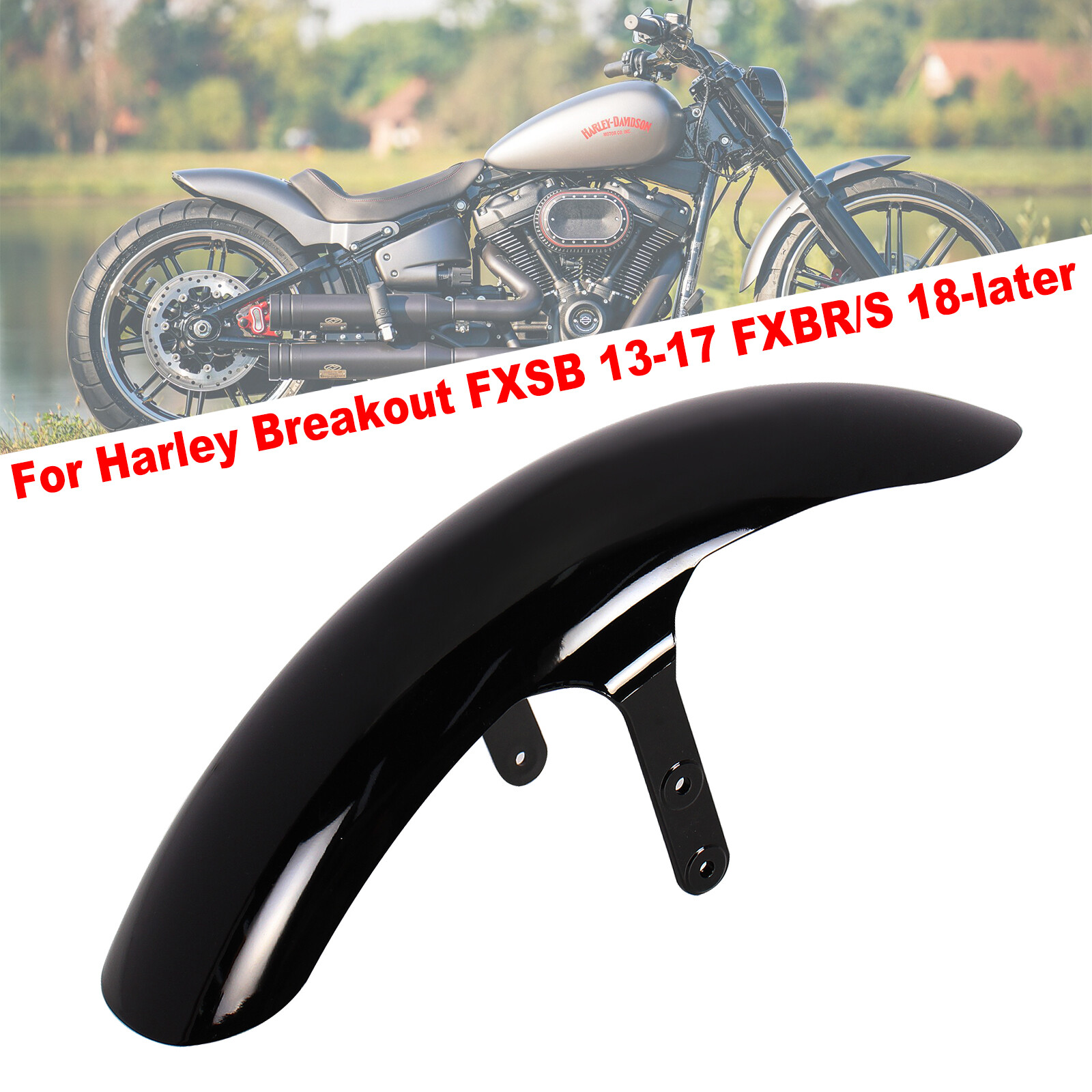 For Harley Breakout FXSB FXBR/S Front Fender Mudguard Wheel Hugger ...
