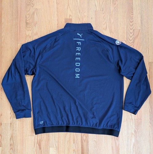 Puma Volition Noonan 1/4 Zip Pullover Mens 2XL Long Sleeve Stretch Golf ...