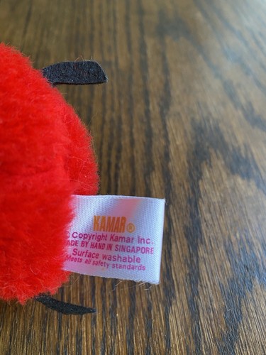 VTG RARE KAMAR 4” LADY LUCK #2066 Ladybug Plush Entirely Hand Made In ...