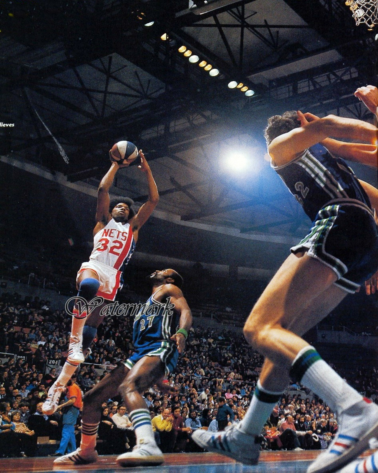 NBA Dr J Julius Erving Philadelphia 76ers Magic Johnson Lakers 8 X 10 ...