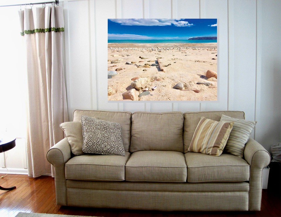 CANVAS Seashells In The Sand by Michelle Deegan 30x40 Wall Art ...