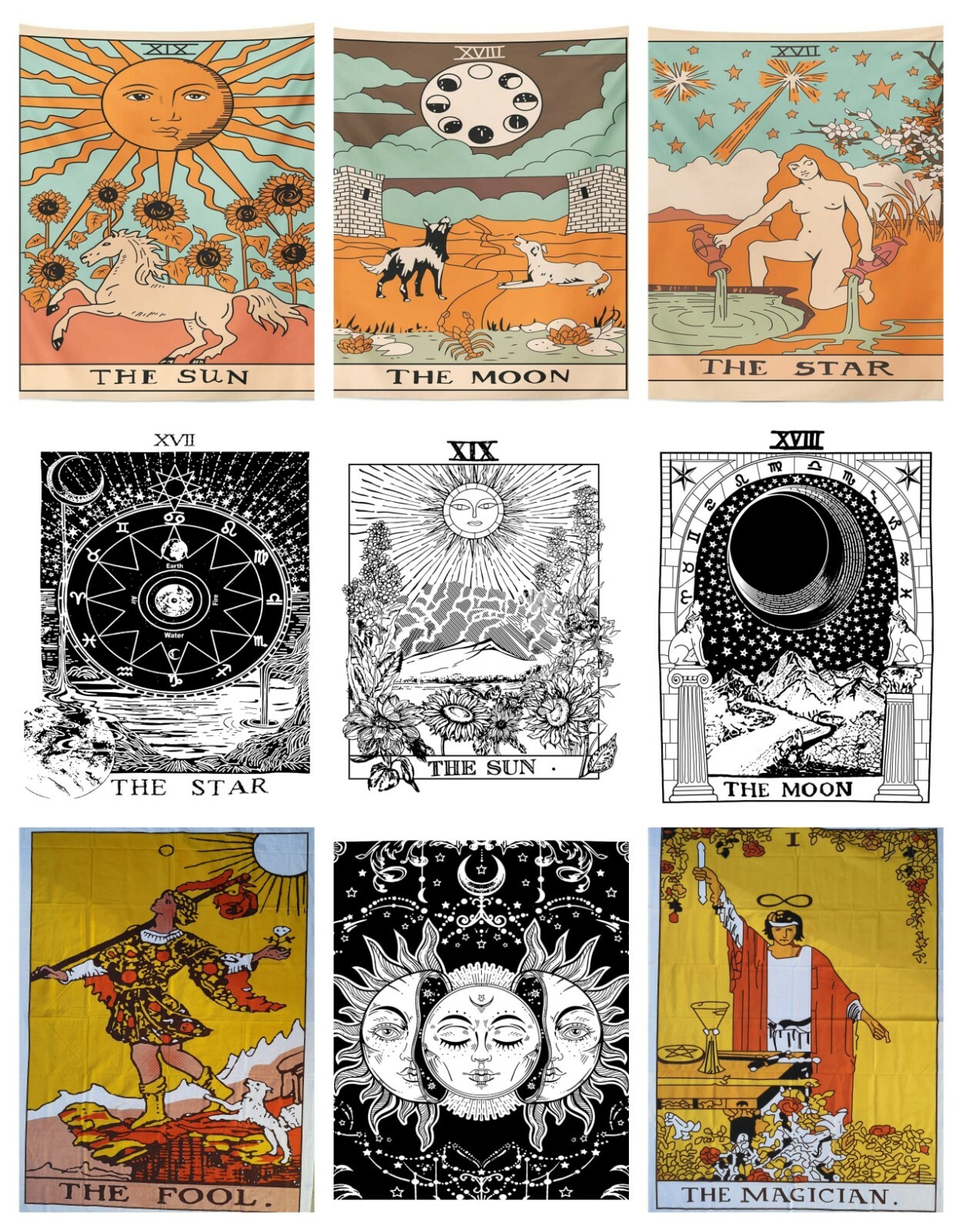 Sun And Moon Tarot Cards