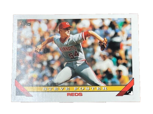 1993 TOPPS Card # 193 Steve Foster - Cincinnati Reds | eBay