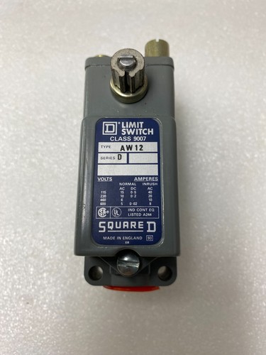 New Square D 9007AW12 Lever Arm Precision Limit Switch 9007-AW12 Ser. D ...