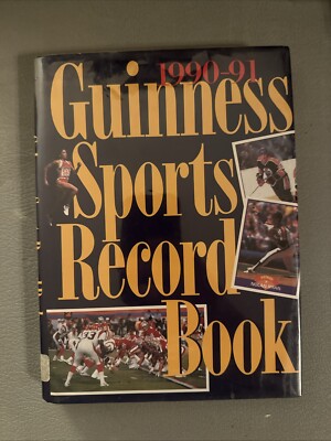 Guinness Sports Record Book, 1990-91 by David A. Boehm (1990, Hardcover ...