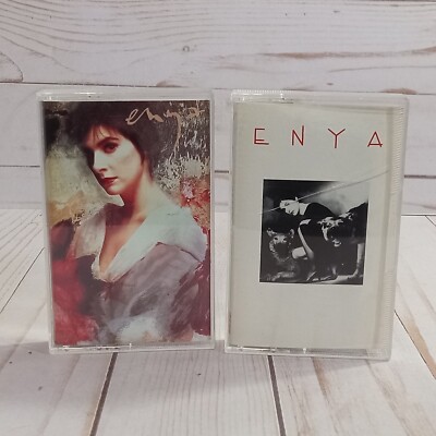 Pair of Enya Cassette Tapes Watermark (1988) & Enya (1987) New Age ...