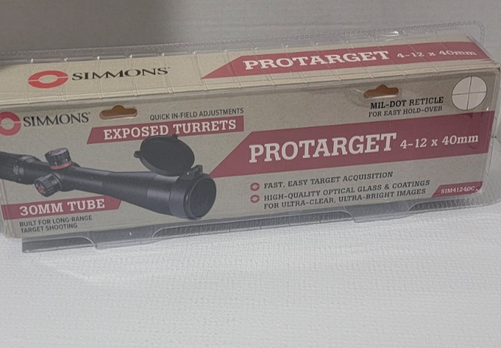 Simmons Protarget 4-12 X 40mm (SIM4124OC) - NEW and Factory Sealed Rifle Scope 45618000127| eBay
