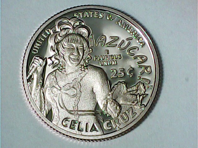 2024 S Clad Proof CELIA CRUZ "AZUCAR!" American Women Quarter AWQ On ...