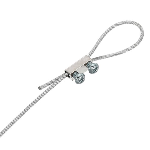 3mm Hole Wire Rope Clips Set, 10 Pcs Cable Clamps with Screws Spanner ...