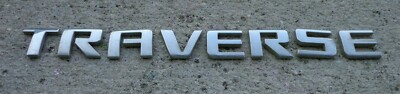 Chevrolet Chevy Traverse emblem letters badge decal logo OEM Factory ...