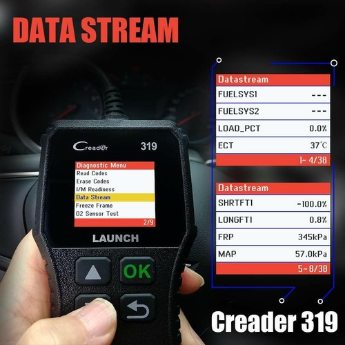 Automotive OBD Code Reader OBD2 Scanner Car Check Engine Fault ...