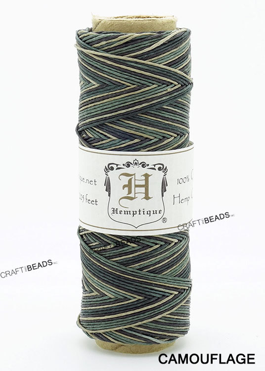 0.5MM Polished Hemp Twine Hemptique Cord Variegated Macrame String ...