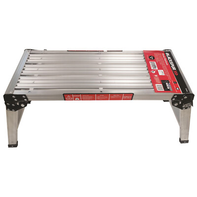 Work Bench Platform Hop Up Step Ladder Folding Stool Builders Safety ...