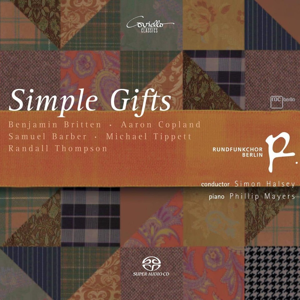 Halsey Rundfunkchor Berlin Mayers Sch Simple Gifts: Choral W (CD) (UK ...