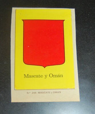 Vintage Card (SULTANATE muscat & Oman) COLLECTION OF RACES, FLAGS ...