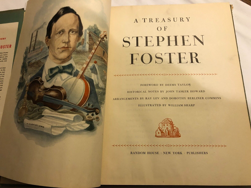 1946 1st Printing, A Treasury of Stephen Foster, Illustrated, DJ | eBay