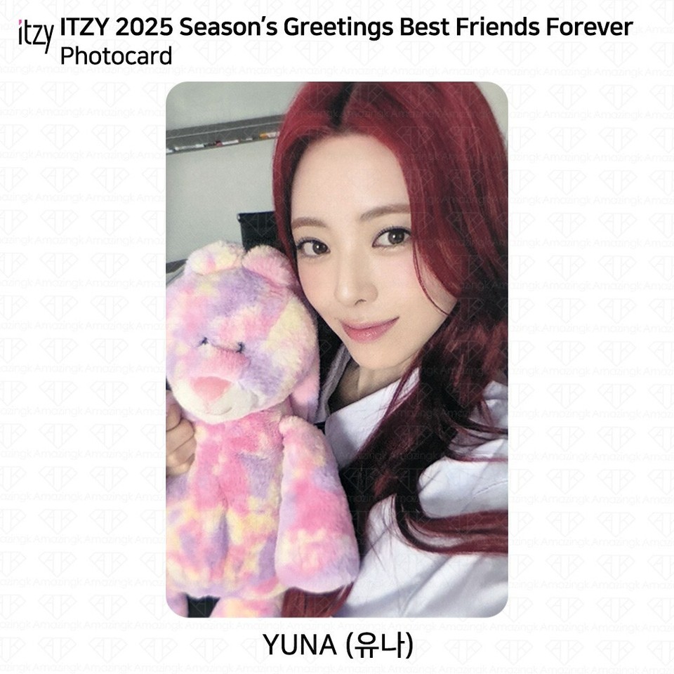 ITZY 2025 Season's Greetings Best Friends Forever Photocard ID Photo ...