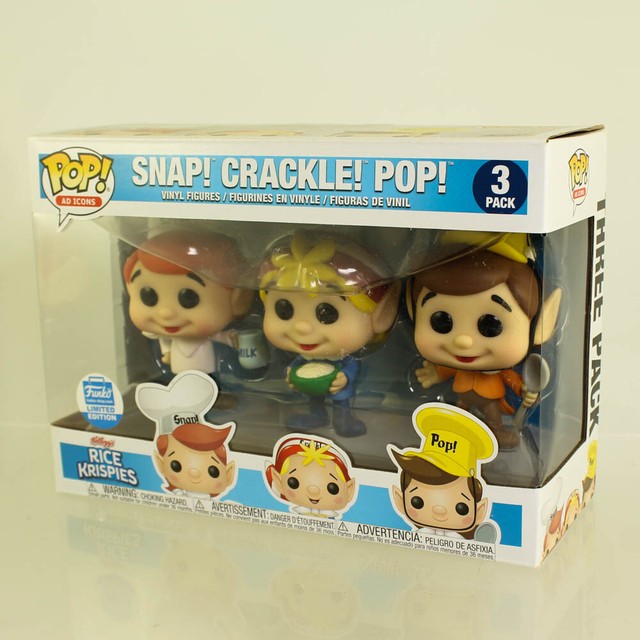 AD Icons 3-pack Rice Krispies Snap Crackle Pop Funko Shop - in Hand for ...