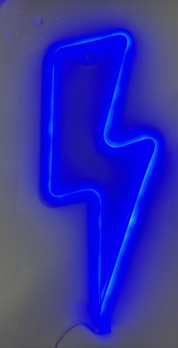 Led Lamp Flash Lightning 30x13 cm Blue Color | eBay