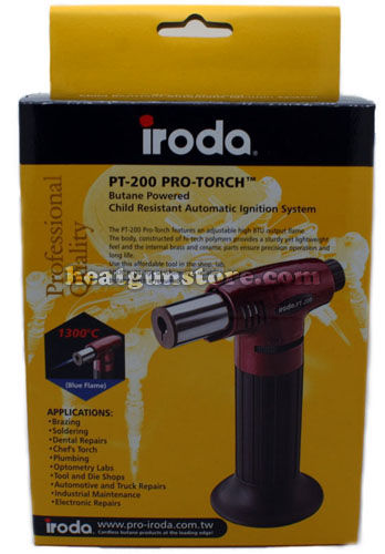 Iroda PT-200 PRO-TORCH Cordless Butane Torch - Blue | eBay