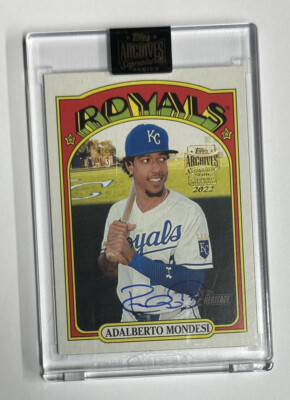 2022 Topps Archives Signature Series Adalberto Mondesi Auto 04/13 | eBay