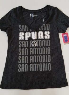 Nba Womens San Antonio Spurs Shirt Size L Nwt Black Ebay
