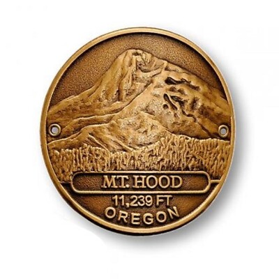 MT. HOOD OREGON HIKING STICK MEDALLION CHALLENGE COIN | eBay