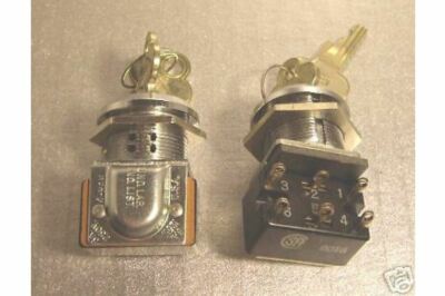 Heavy Duty DPDT Key Operated Switch Keyswitch New CCTV | eBay