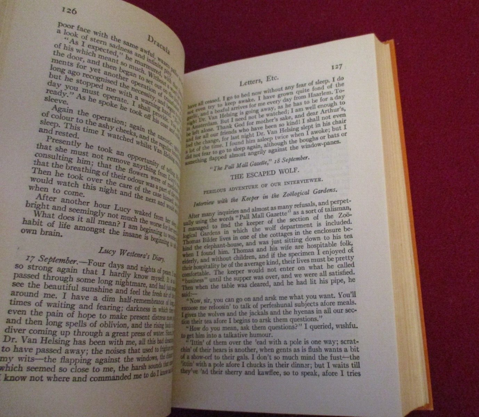 Dracula by Bram Stoker (1897) Grosset & Dunlap Edition Circa 1920's ...