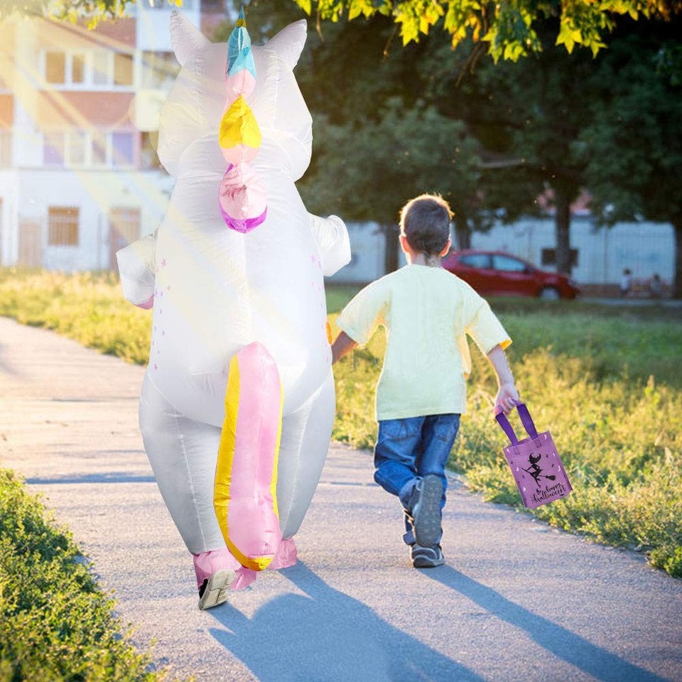 Inflatable Unicorn Costume Adult, Funny Halloween Inflatable Costume ...