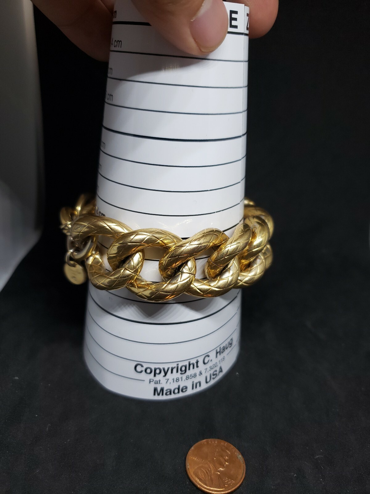 ROMANZA ITALY BRACELET THICK/HEAVY CHAIN BRACELET. 1C4 | eBay